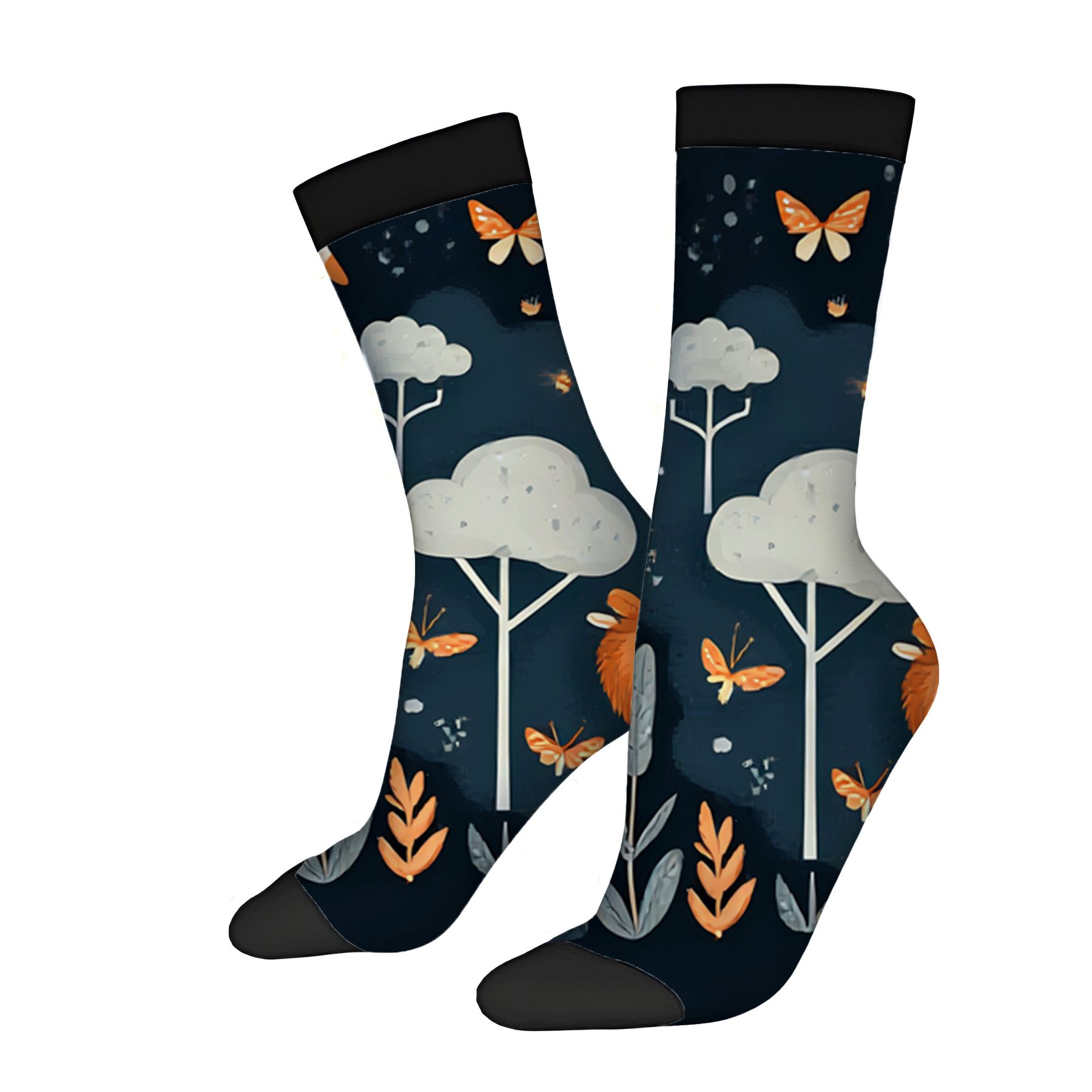 Four Seasons Universal Socks - 2 Pairs of Nature-Inspired Unisex Socks ...