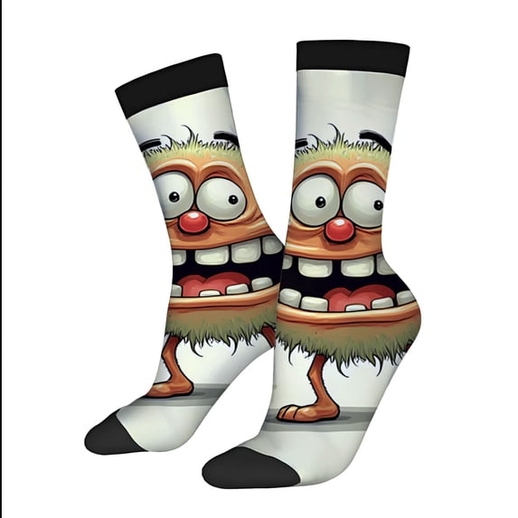 Four Seasons Universal Socks - 2 Pairs of Playful Cartoon Character ...
