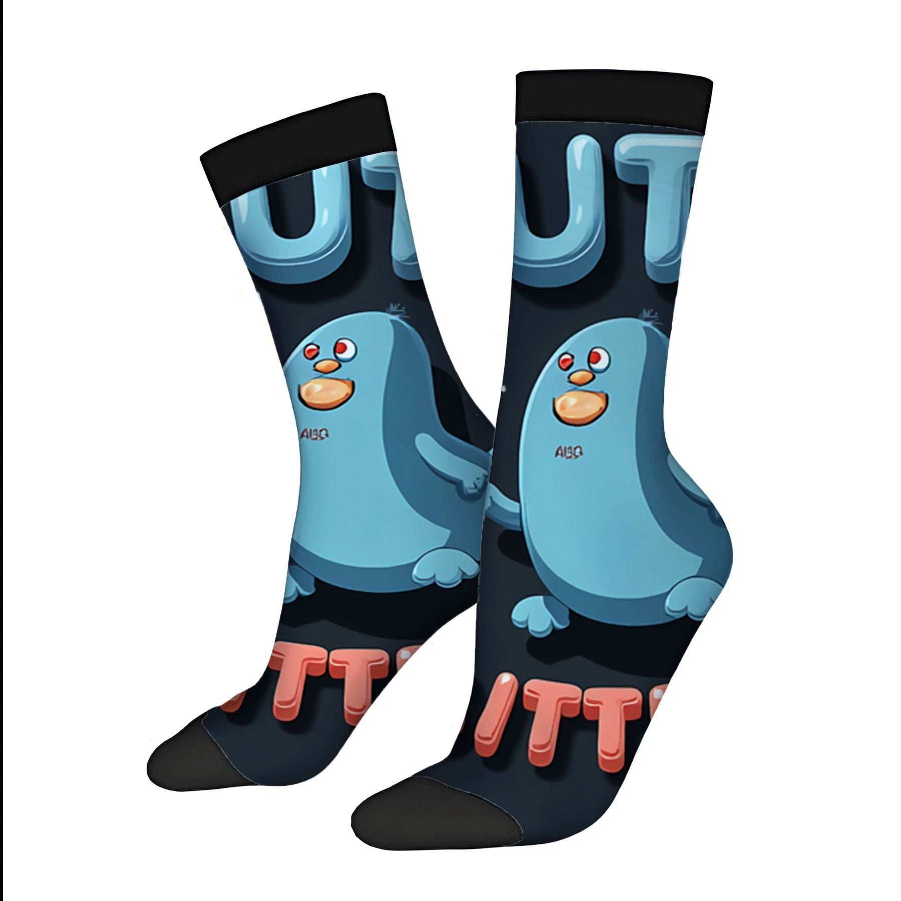 Four Seasons Universal Socks 2 Pairs of Playful Cartoon Character Socks ...