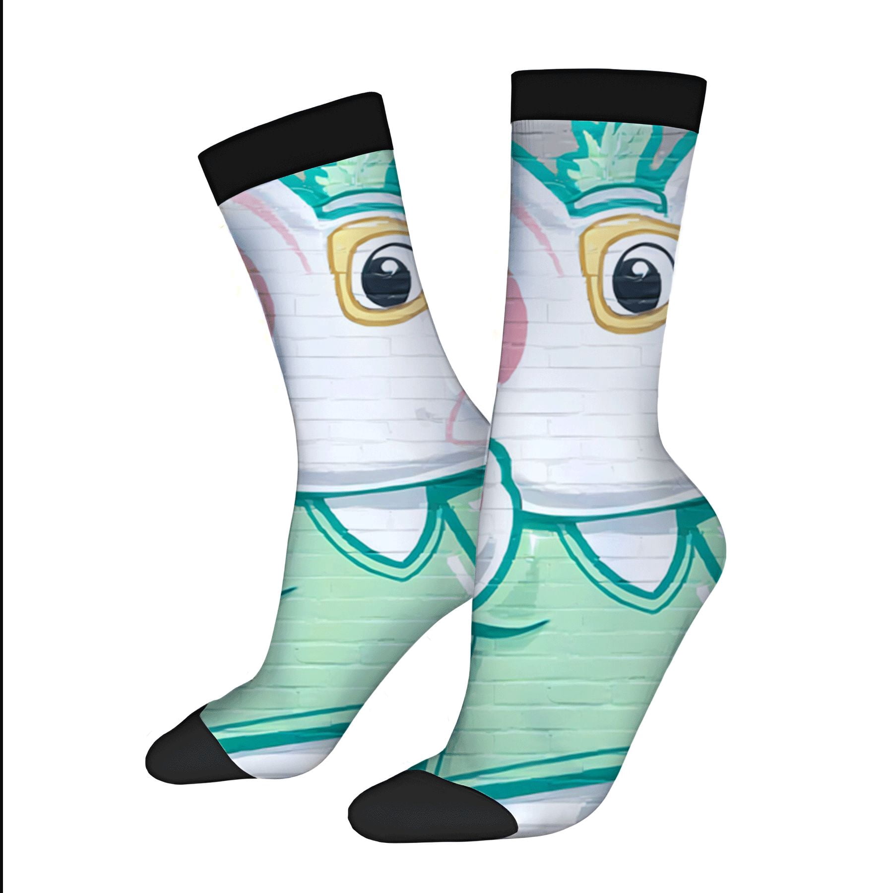 Four Seasons Universal Socks - 2 Pairs of Playful Cartoon Rabbit Design ...