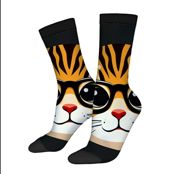 Four Seasons Universal Socks 2 Pairs of Playful Mixed Color Socks with ...