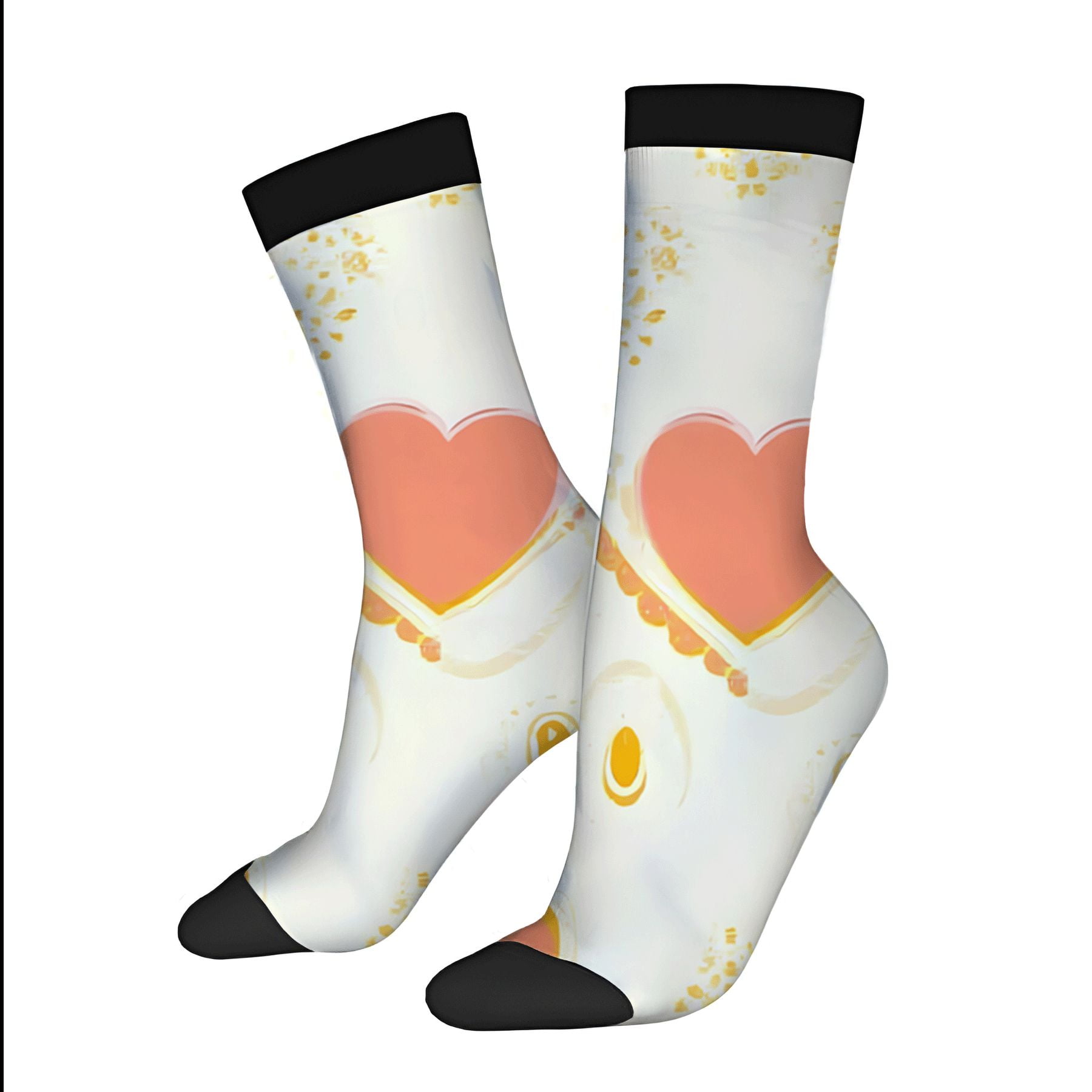 Four Seasons Universal Socks 2 Pairs of Playful Unisex Socks with Large ...