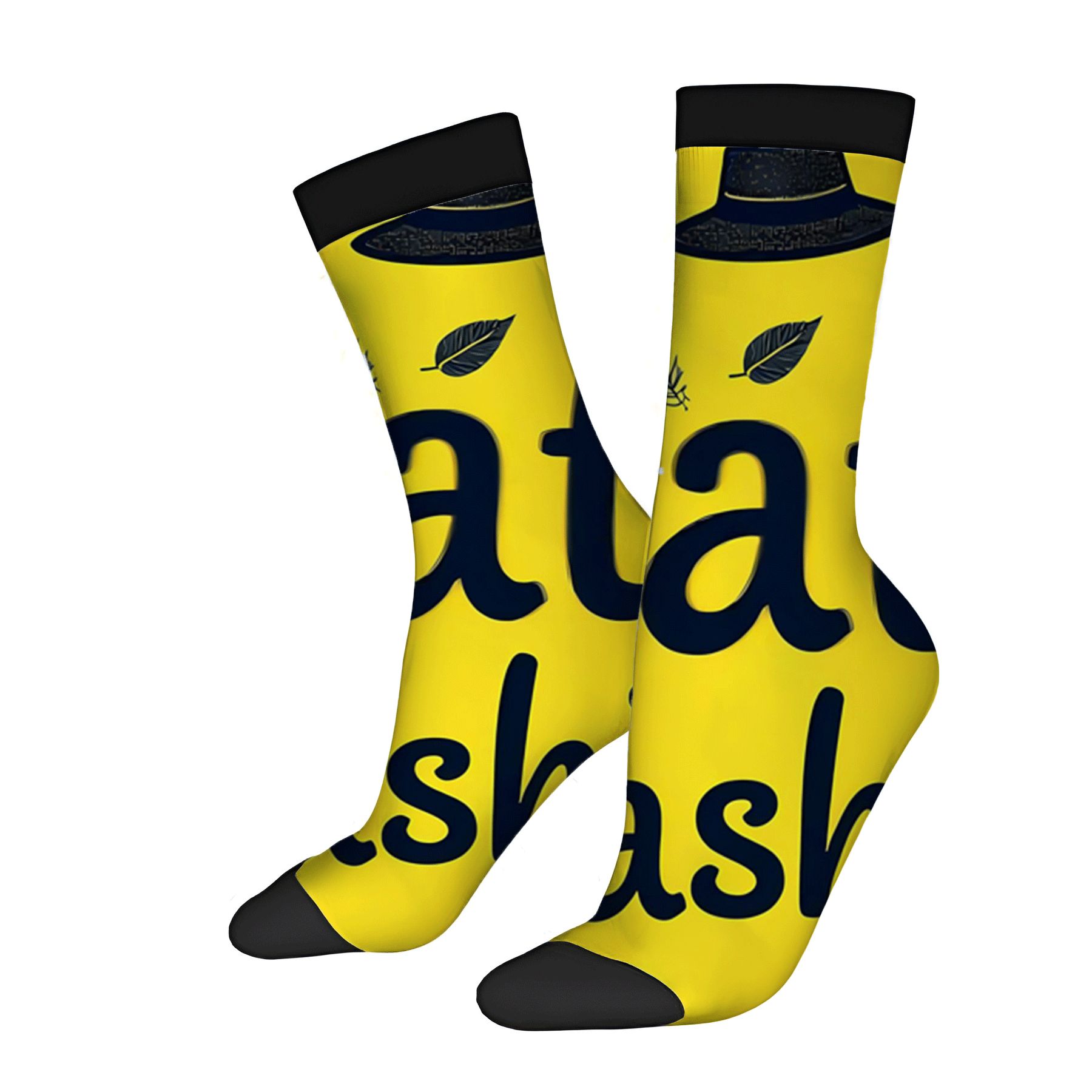 Four Seasons Universal Socks - 2 Pairs of Trendy Unisex Socks with Bold ...