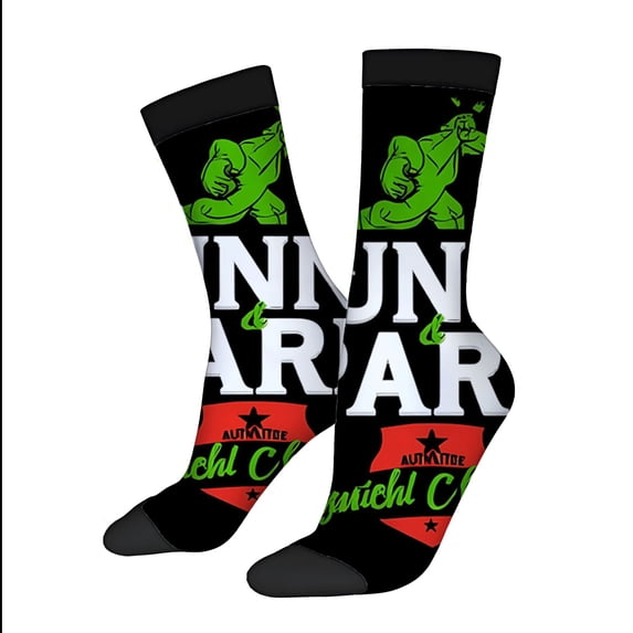 Four Seasons Universal Socks - 2 Pairs of Trendy Unisex Socks with Bold ...