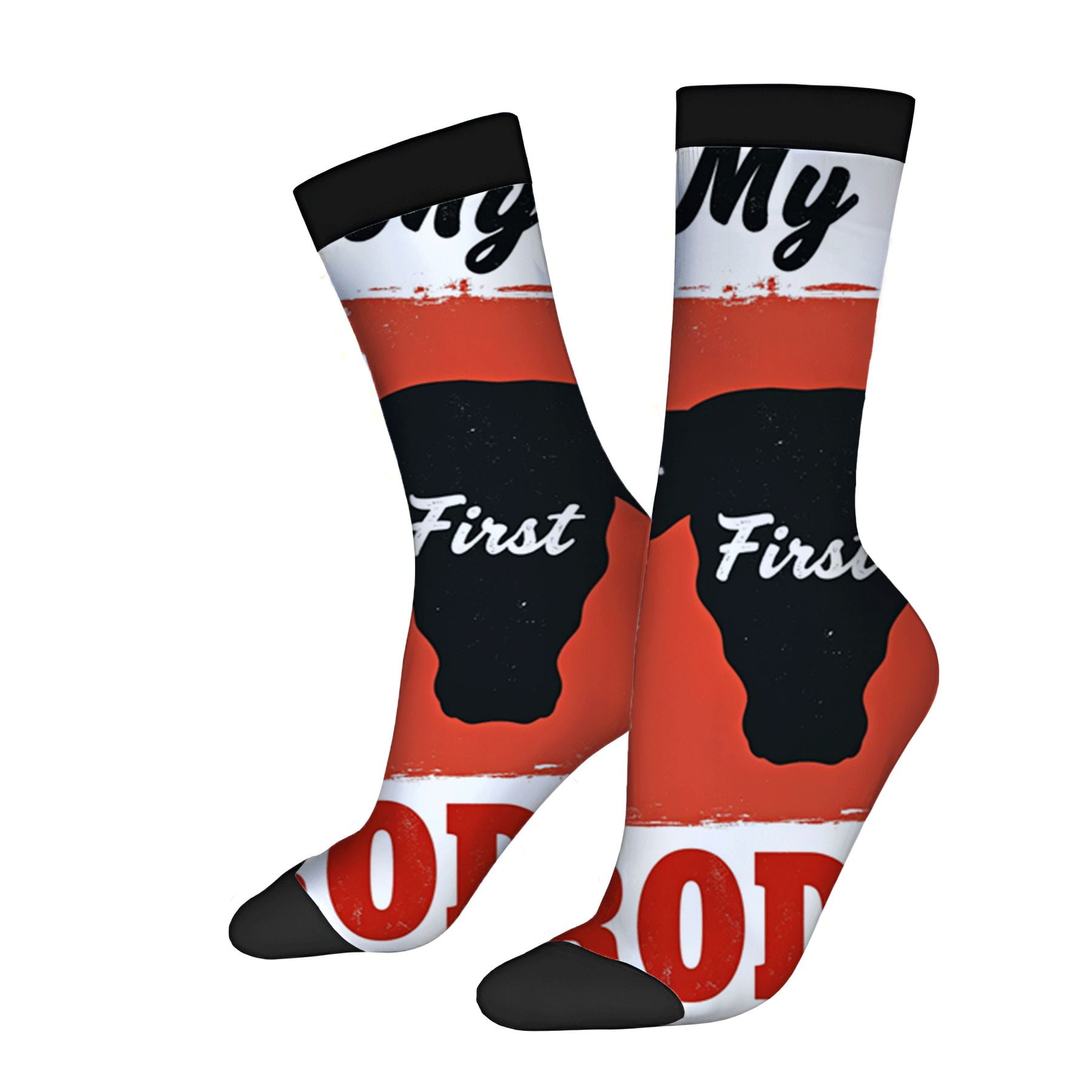 Four Seasons Universal Socks - 2 Pairs of Trendy Unisex Socks with Bold ...