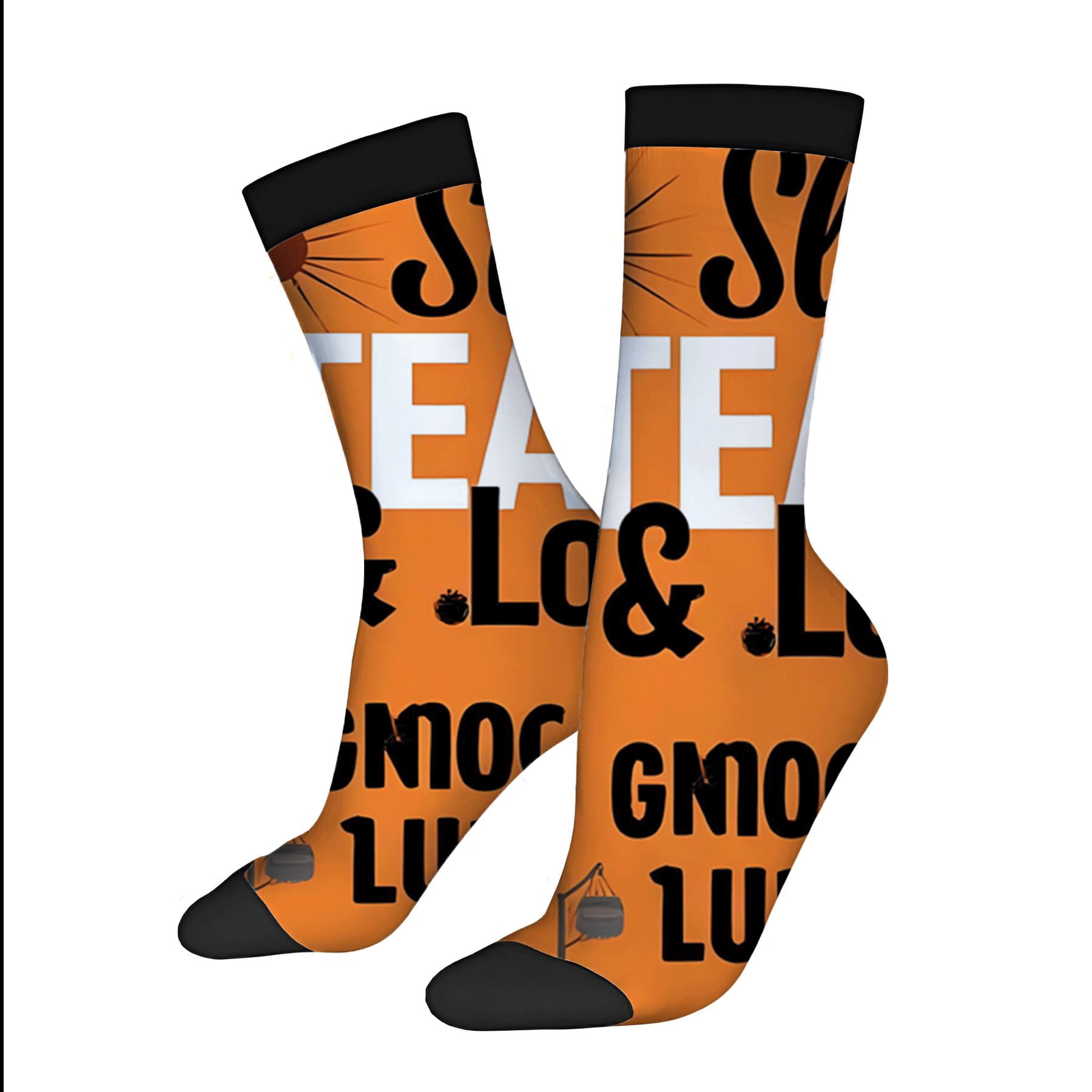 Four Seasons Universal Socks - 2 Pairs of Trendy Unisex Socks with Bold ...