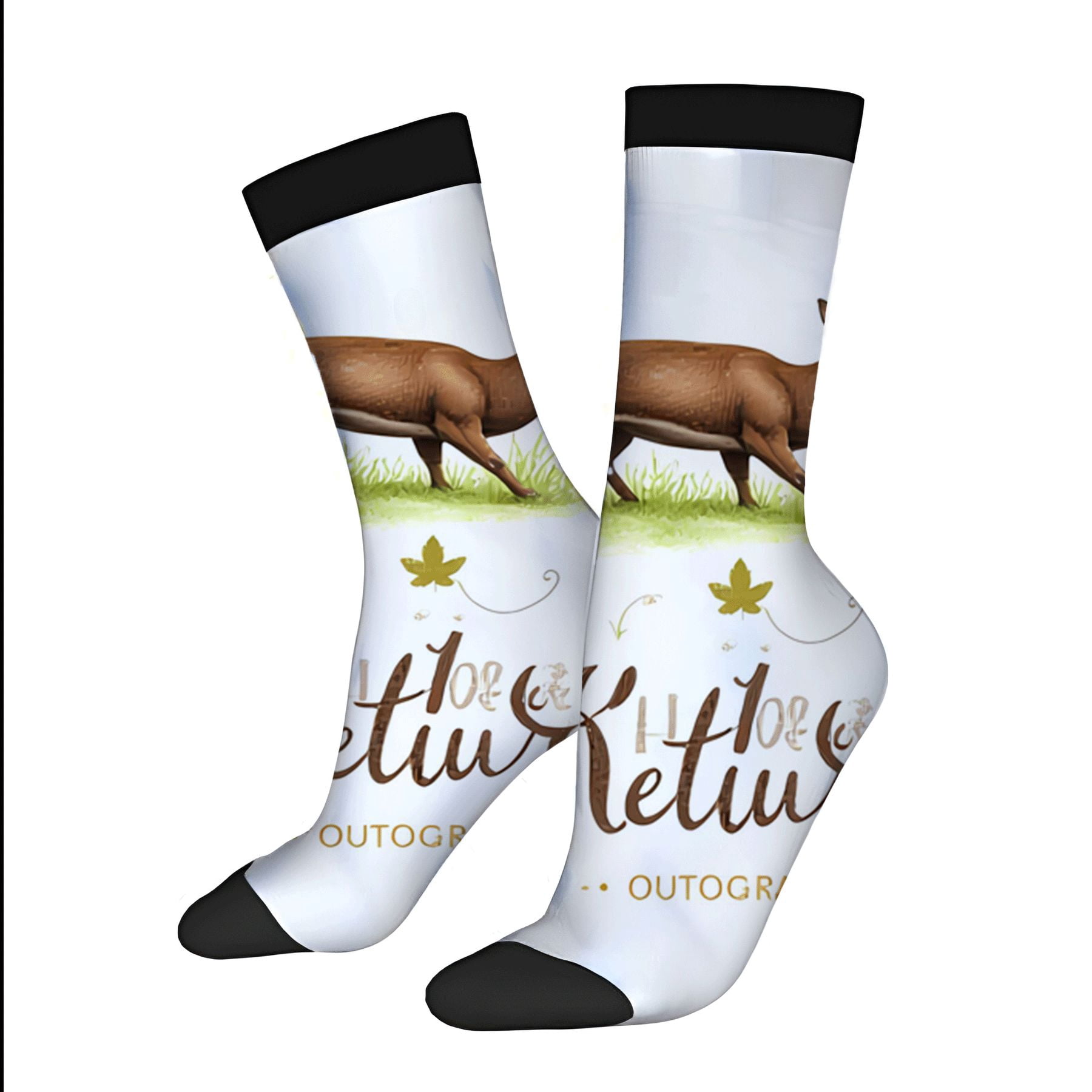 Four Seasons Universal Socks - 2 Pairs of Trendy Unisex Socks with ...