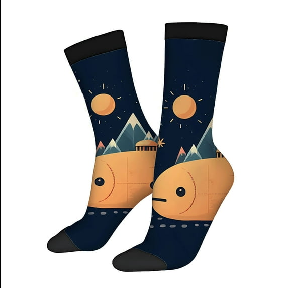 Four Seasons Universal Socks 2 Pairs of Trendy Unisex Socks with ...