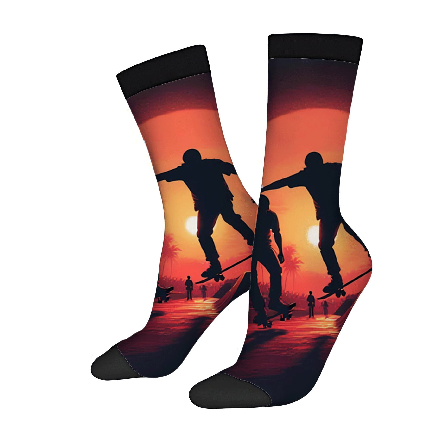 Four Seasons Universal Socks - 2 Pairs of Unisex Trendy Mixed Color ...