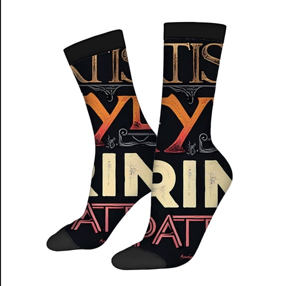 Four Seasons Universal Socks - 2 Pairs of Unisex Trendy Socks with Bold ...