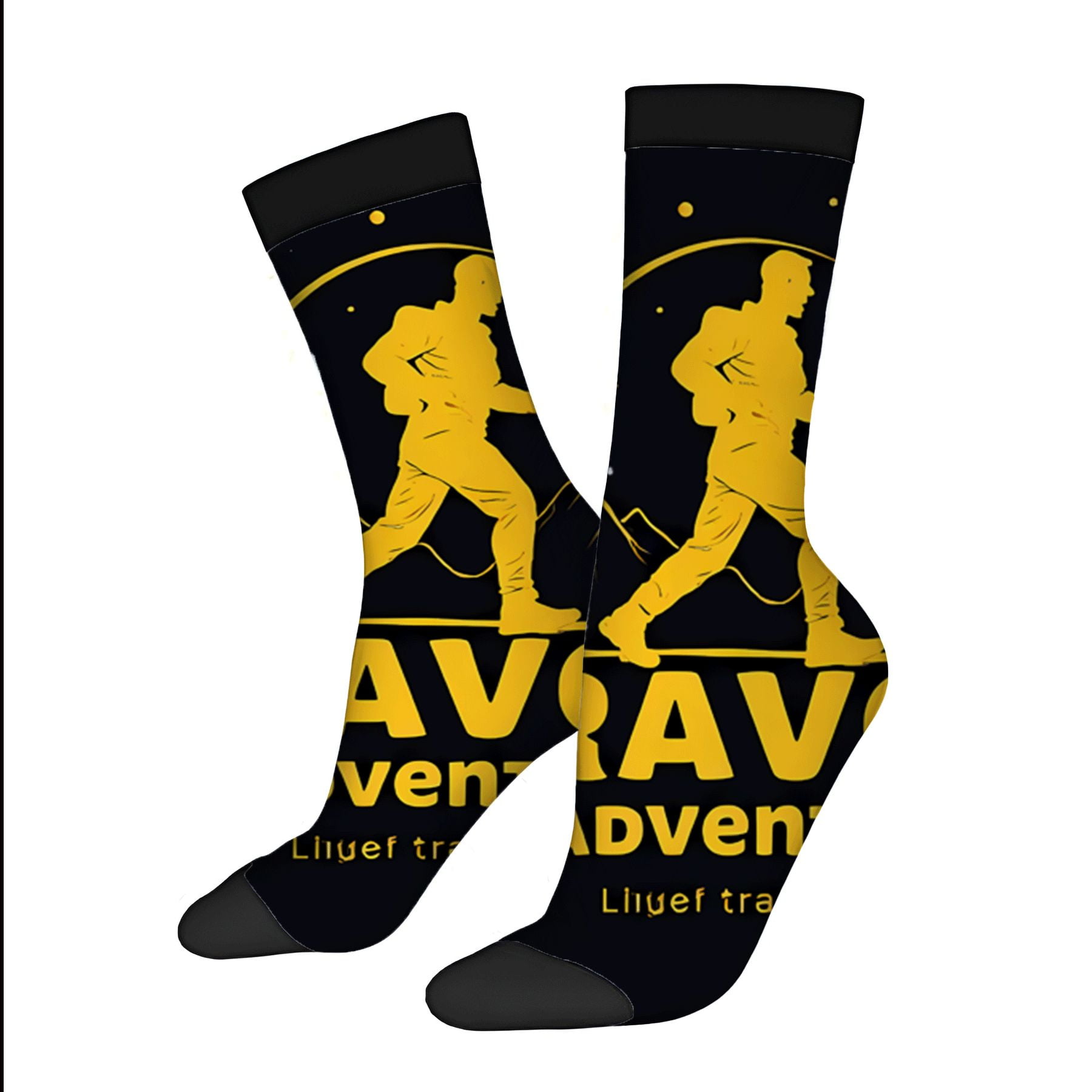 Four Seasons Universal Socks 2 Pairs of Unisex Trendy Socks with Bold ...