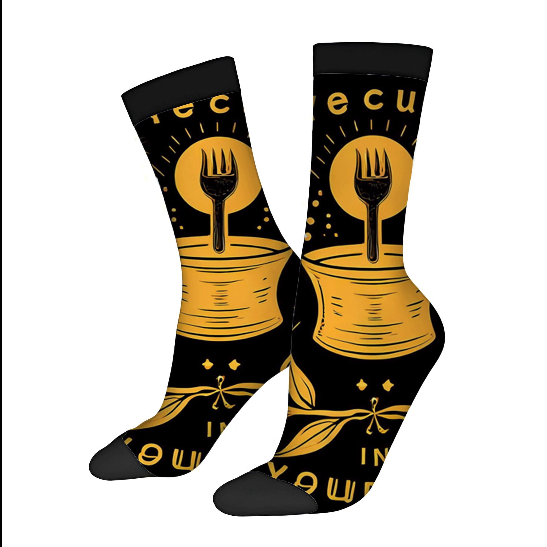 Four Seasons Universal Socks - 2 Pairs of Unisex Trendy Socks with Bold ...