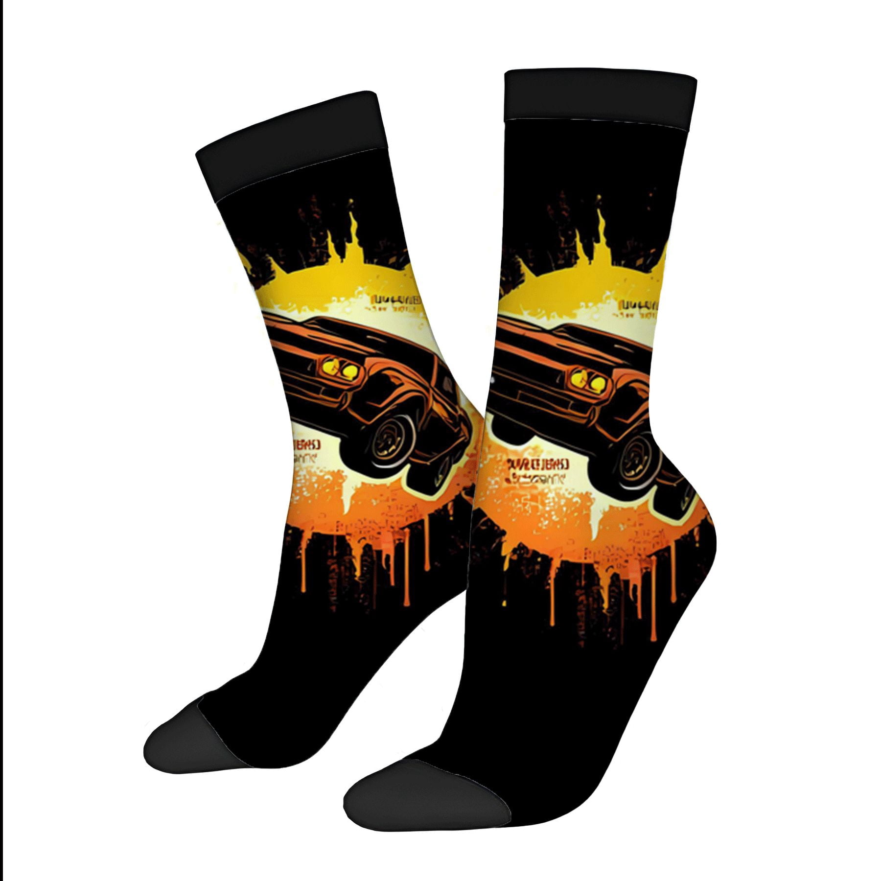 Four Seasons Universal Socks - 2 Pairs of Unisex Trendy Socks with Bold ...