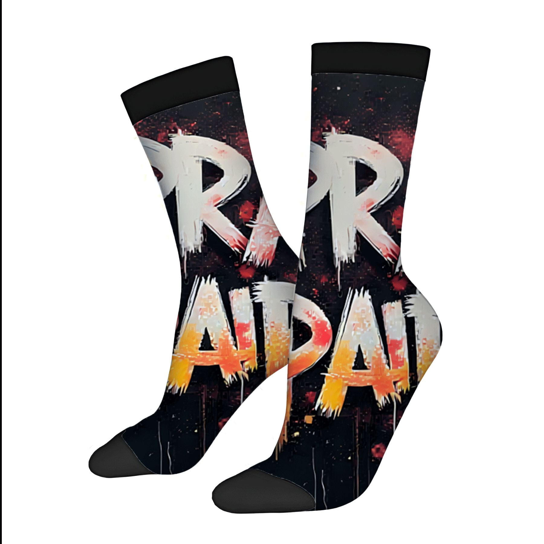 Four Seasons Universal Socks 2 Pairs of Unisex Trendy Socks with Bold ...