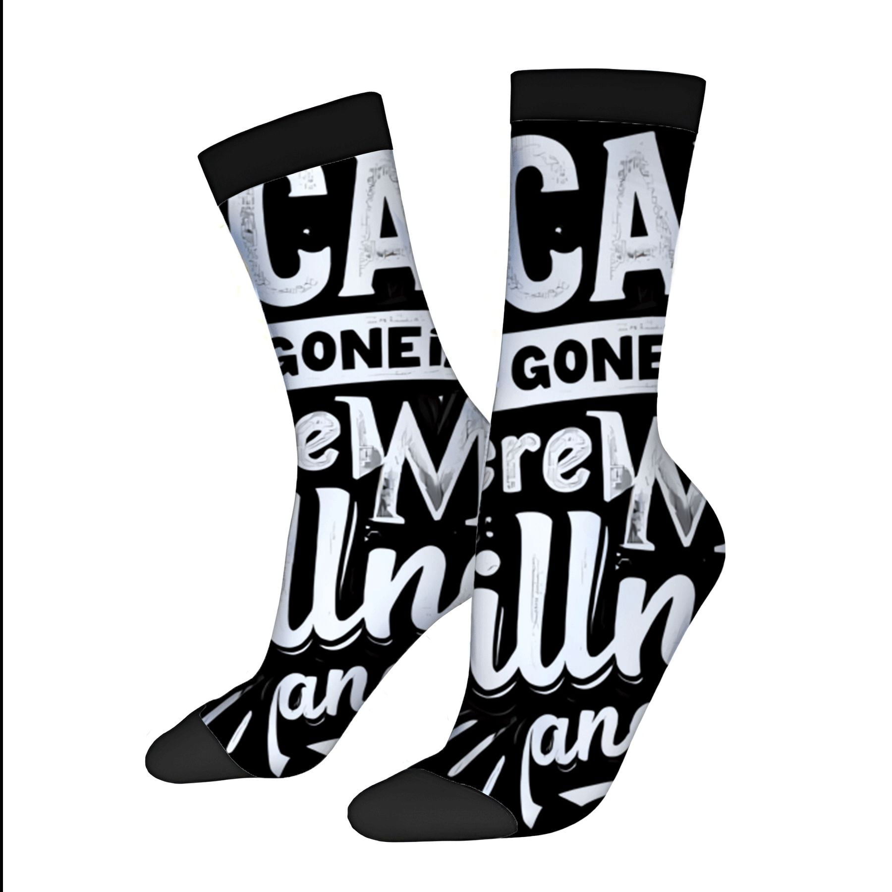 Four Seasons Universal Socks - 2 Pairs of Unisex Trendy Socks with Bold ...