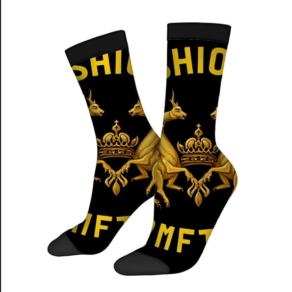 Four Seasons Universal Socks - 2 Pairs of Unisex Trendy Socks with Bold ...