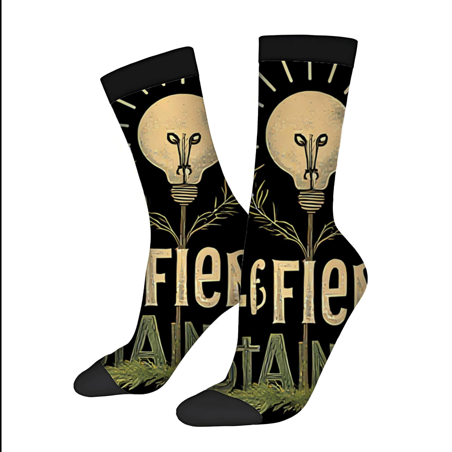 Four Seasons Universal Socks - 2 Pairs of Unisex Trendy Socks with Bold ...