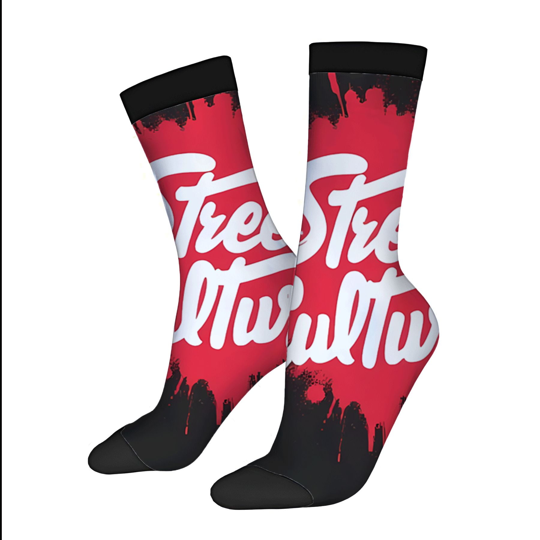 Four Seasons Universal Socks 2 Pairs of Unisex Trendy Socks with Bold ...