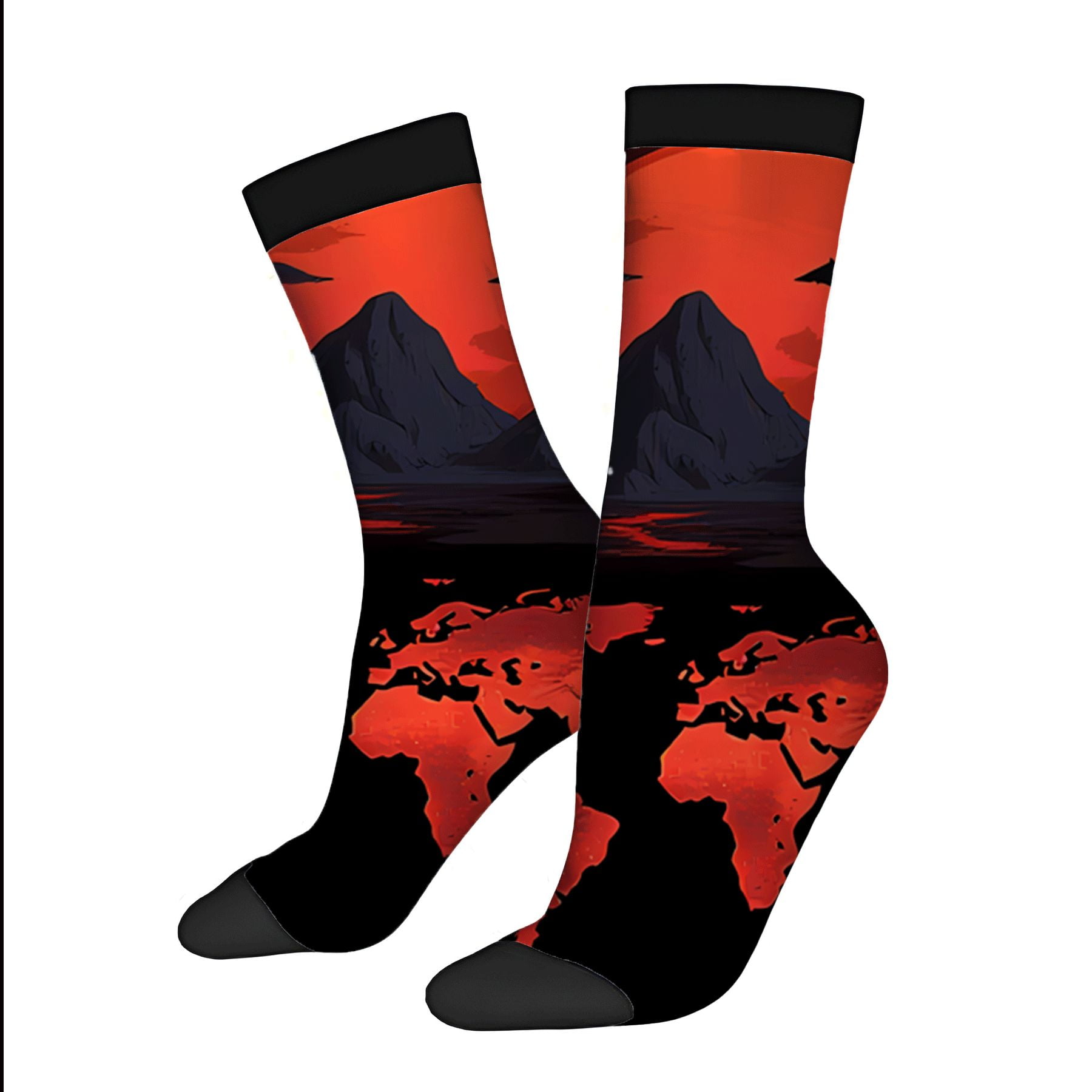 Four Seasons Universal Socks 2 Pairs of Unisex Trendy Socks with Bold ...