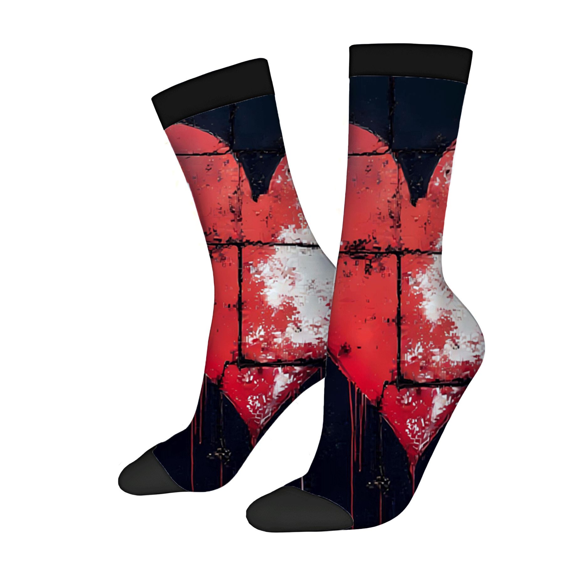 Four Seasons Universal Socks - 2 Pairs of Unisex Trendy Socks with Bold ...