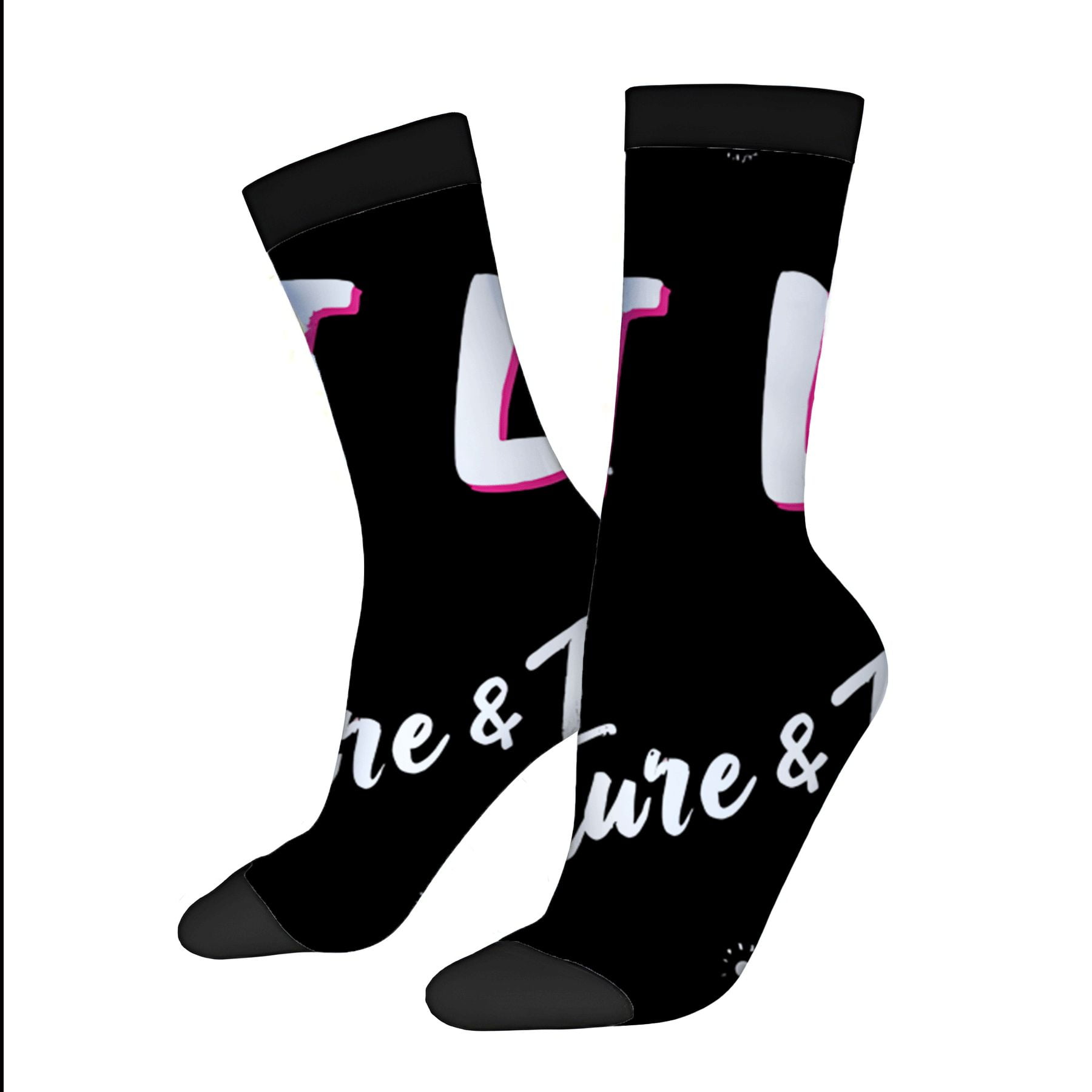 Four Seasons Universal Socks 2 Pairs of Unisex Trendy Socks with Bold ...