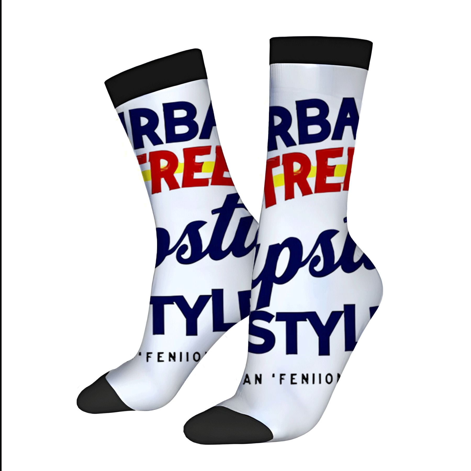 Four Seasons Universal Socks - 2 Pairs of Unisex Trendy Socks with Bold ...