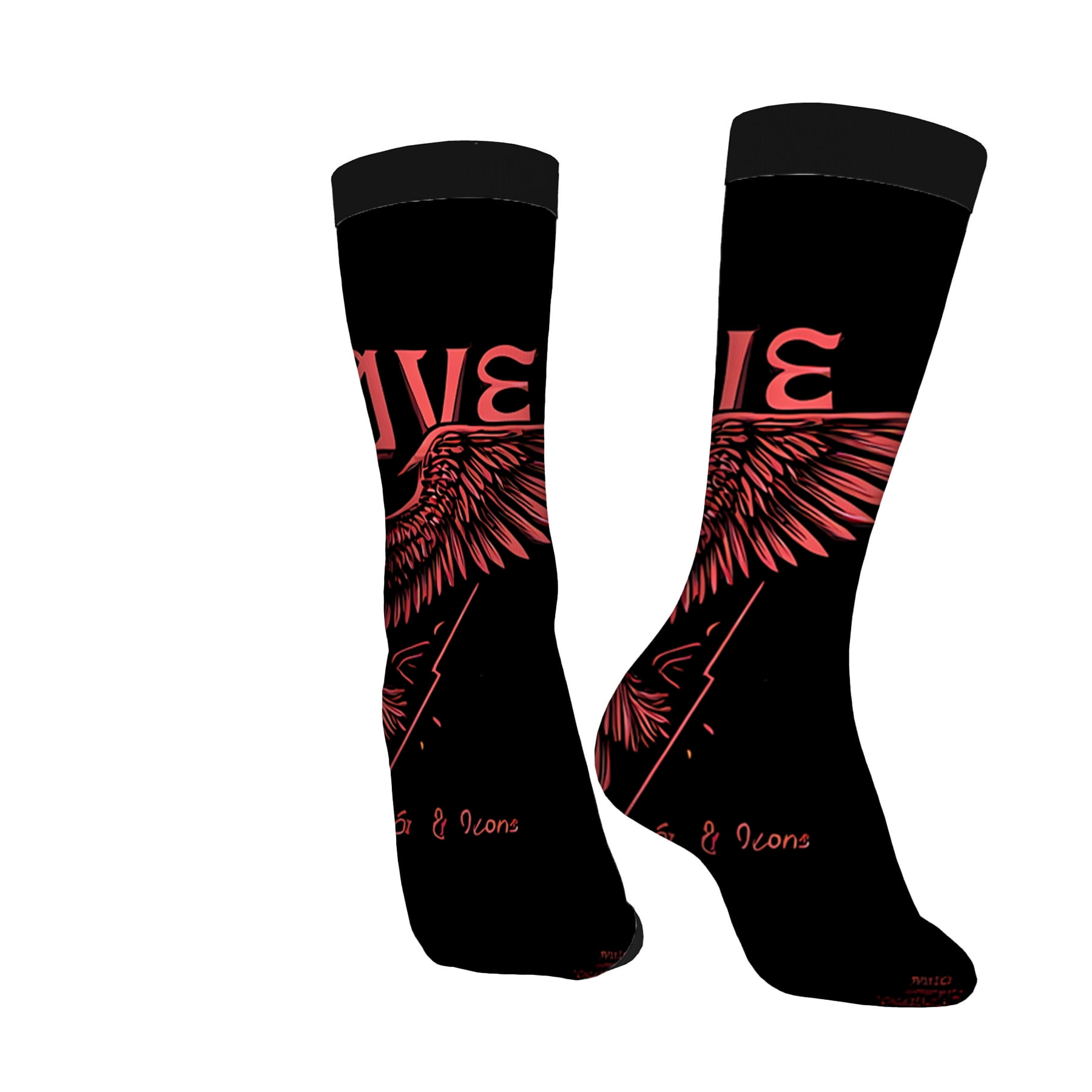 Four Seasons Universal Socks - 2 Pairs of Unisex Trendy Socks with Bold ...