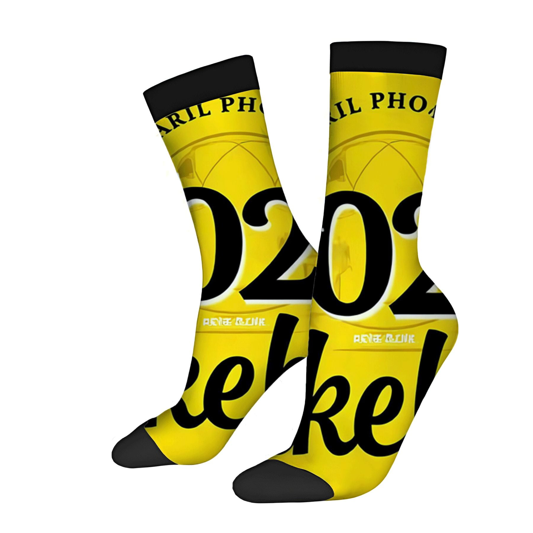 Four Seasons Universal Socks - 2 Pairs of Unisex Trendy Socks with Bold ...