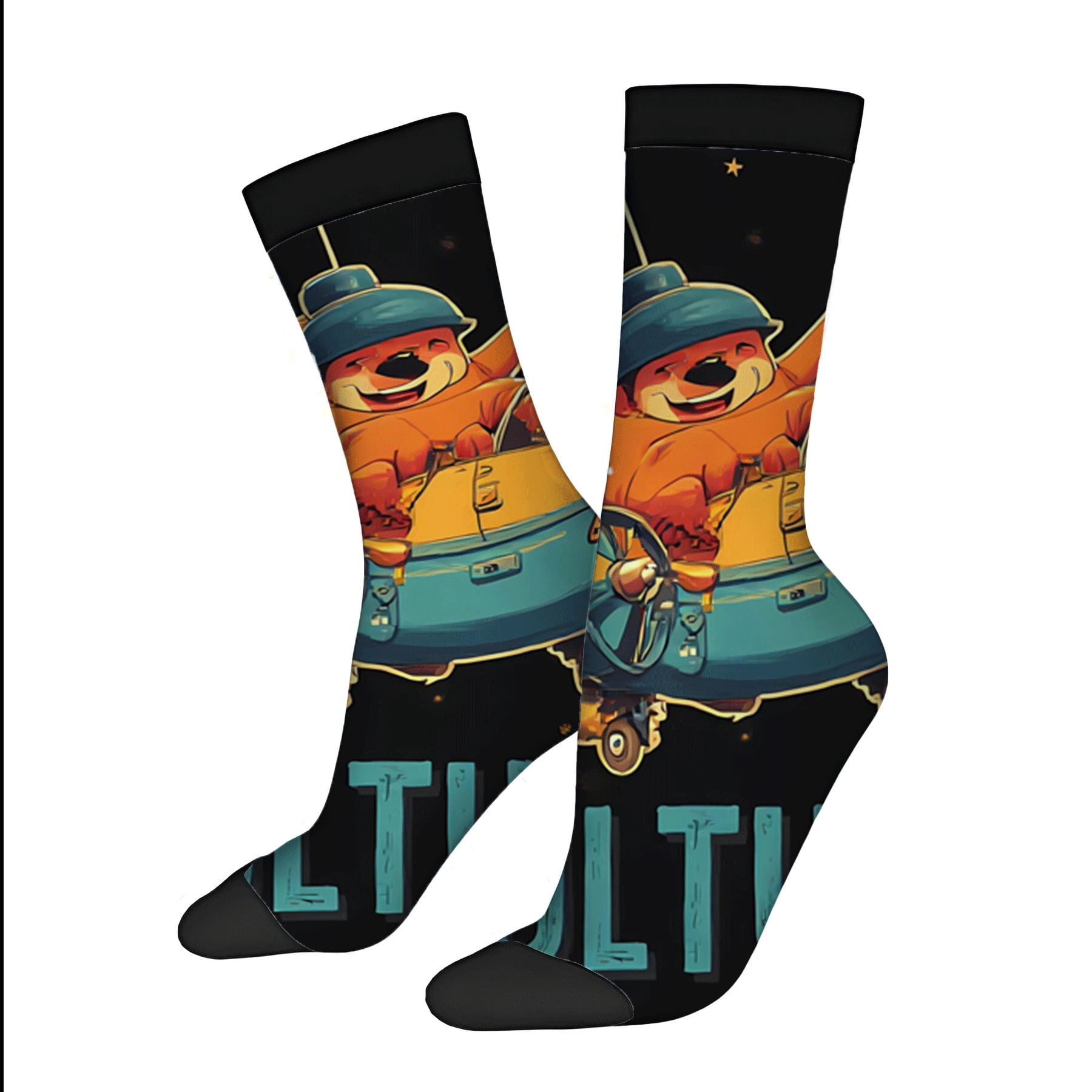 Four Seasons Universal Socks - 2 Pairs of Unisex Trendy Socks with ...