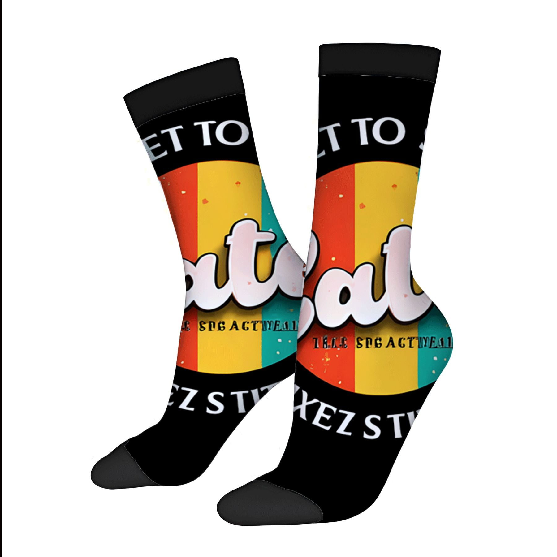 Four Seasons Universal Socks 2 Pairs of Unisex Trendy Socks with ...