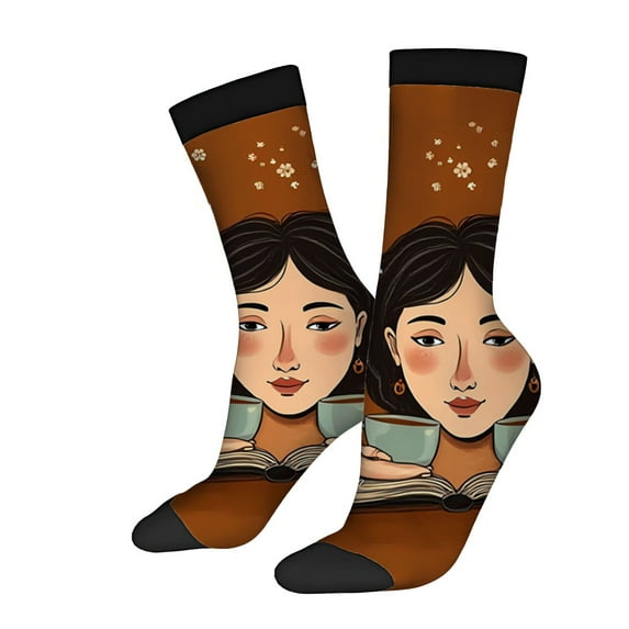 Four Seasons Universal Socks - 2 Pairs of Unisex Trendy Socks with Cozy ...