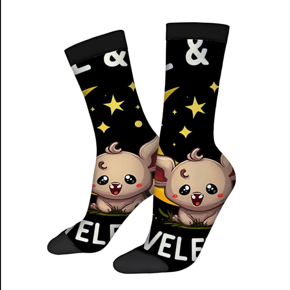Four Seasons Universal Socks 2 Pairs of Unisex Trendy Socks with Cute ...