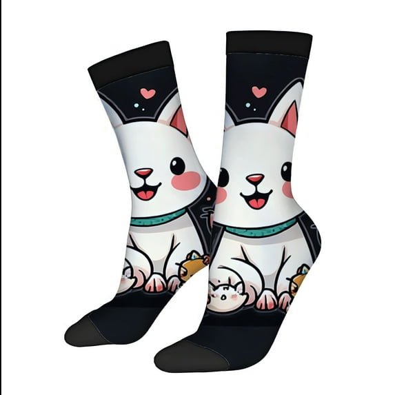 Four Seasons Universal Socks 2 Pairs of Unisex Trendy Socks with Cute ...