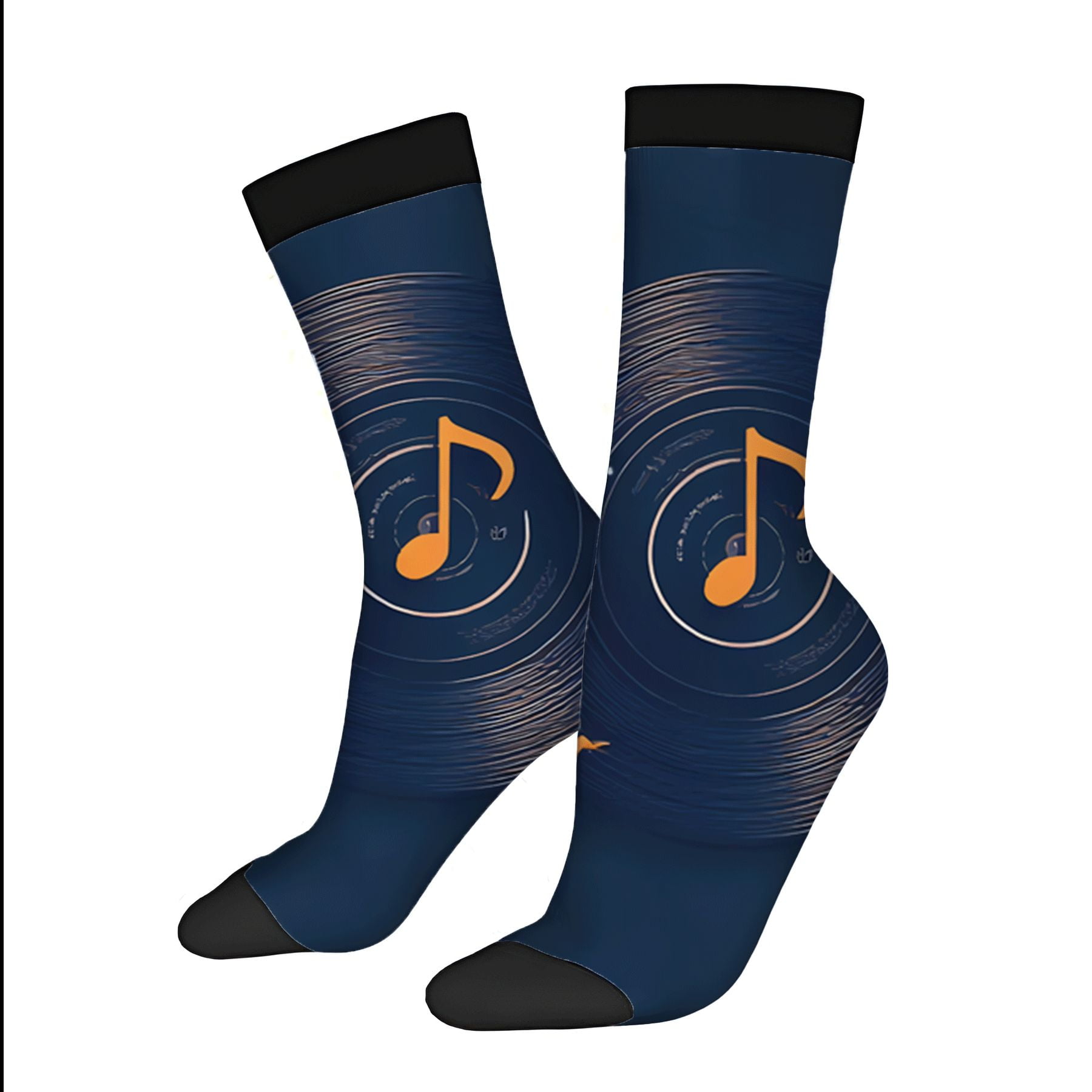 Four Seasons Universal Socks 2 Pairs of Unisex Trendy Socks with Dark ...