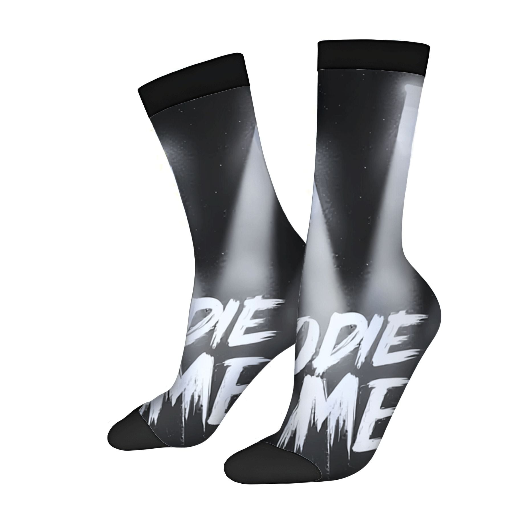 Four Seasons Universal Socks - 2 Pairs of Unisex Trendy Socks with Edgy ...