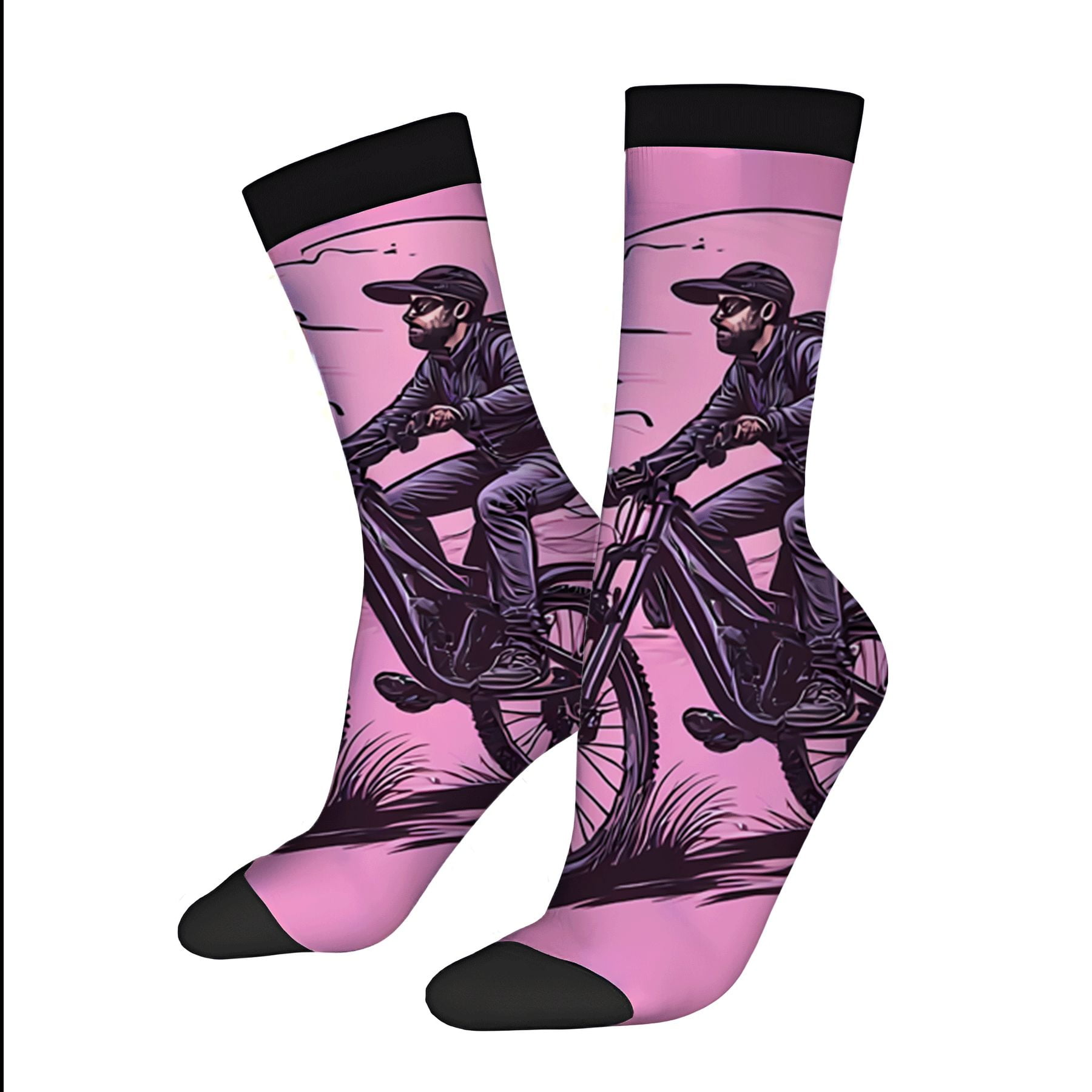 Four Seasons Universal Socks 2 Pairs of Unisex Trendy Socks with Fun ...