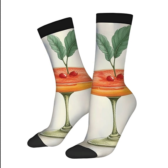 Four Seasons Universal Socks - 2 Pairs of Unisex Trendy Socks with Fun ...