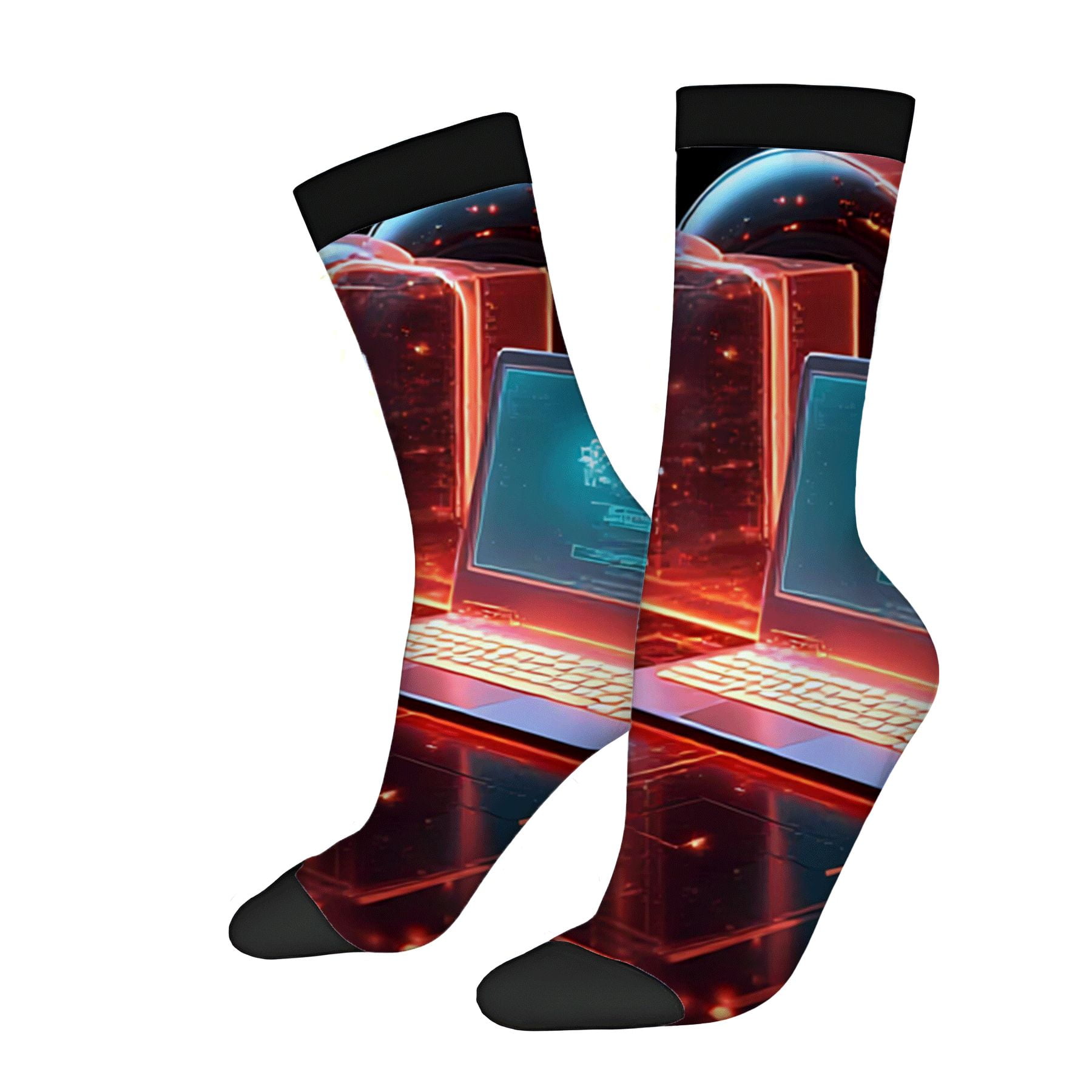 Four Seasons Universal Socks - 2 Pairs of Unisex Trendy Socks with ...