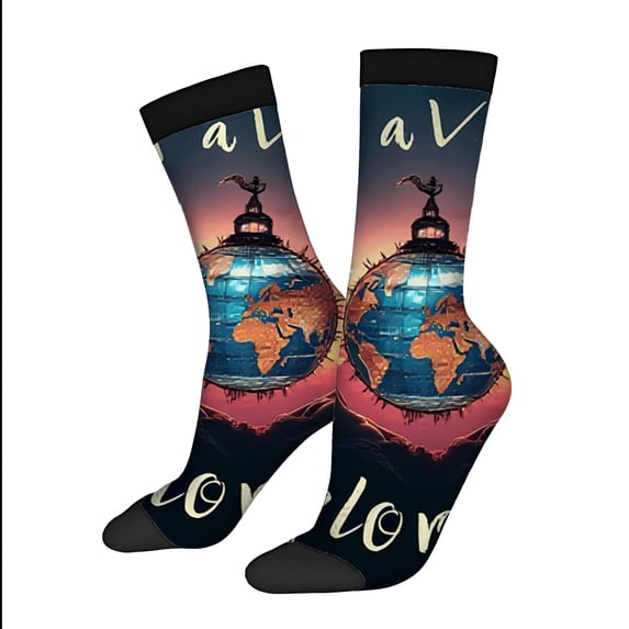 Four Seasons Universal Socks - 2 Pairs of Unisex Trendy Socks with ...