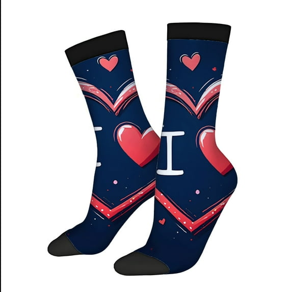 Four Seasons Universal Socks 2 Pairs of Unisex Trendy Socks with Navy ...