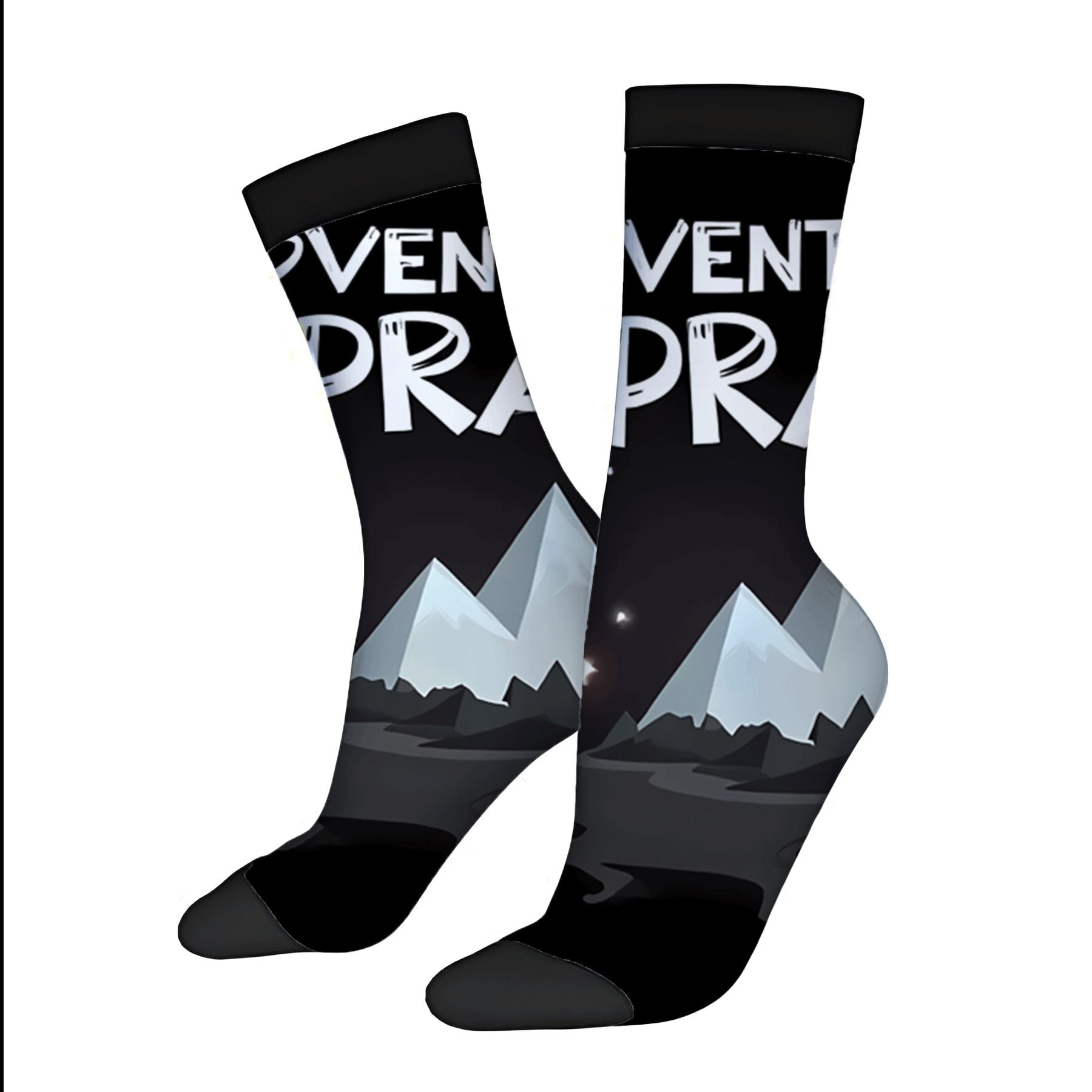 Four Seasons Universal Socks 2 Pairs of Unisex Trendy Socks with Night ...