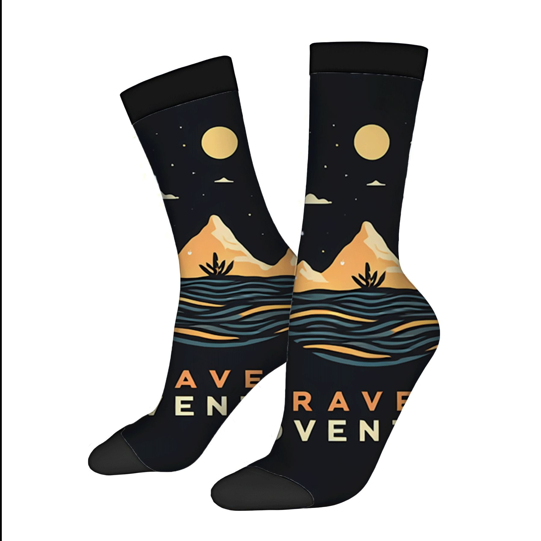 Four Seasons Universal Socks 2 Pairs of Unisex Trendy Socks with ...
