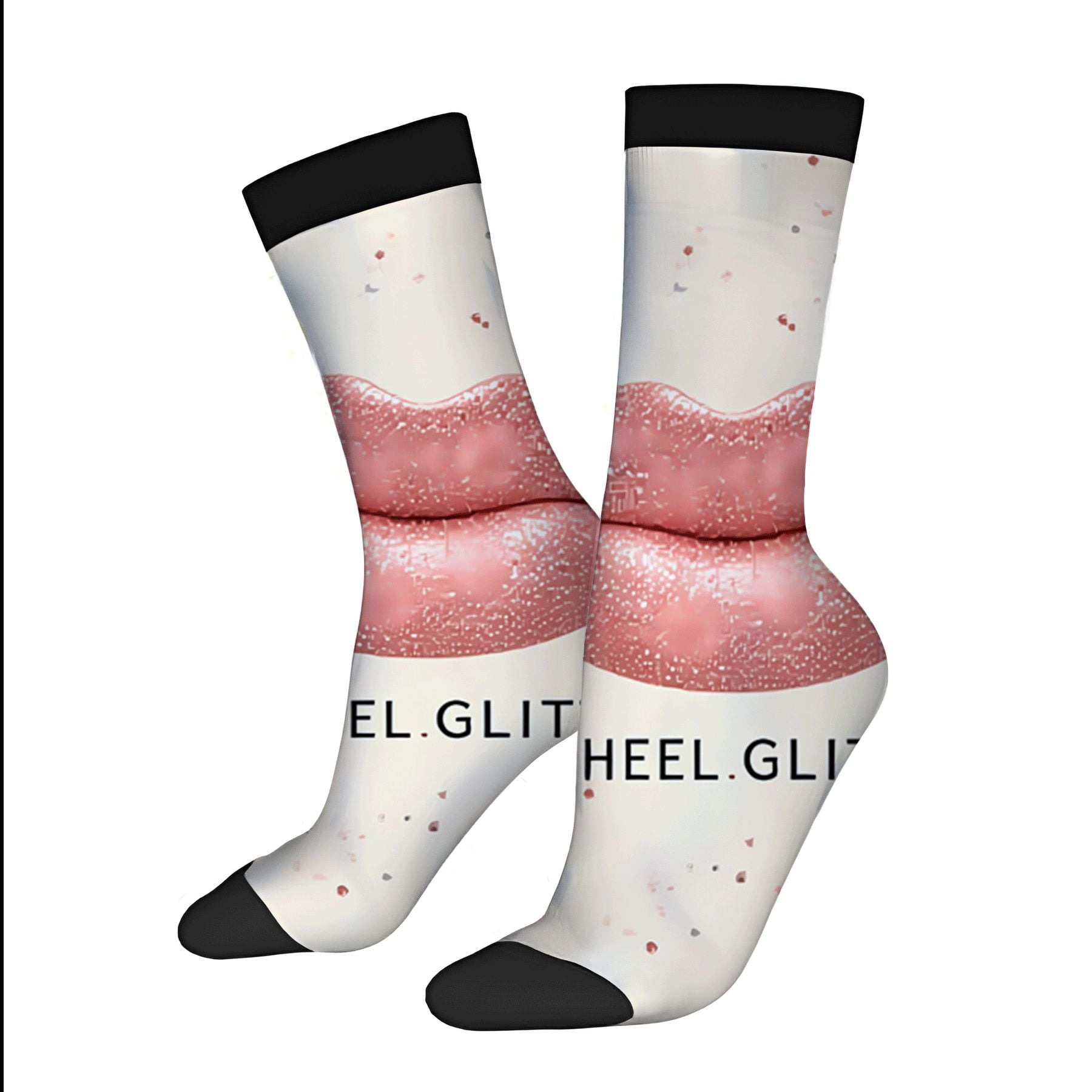 Four Seasons Universal Socks 2 Pairs of Unisex Trendy Socks with Pink ...