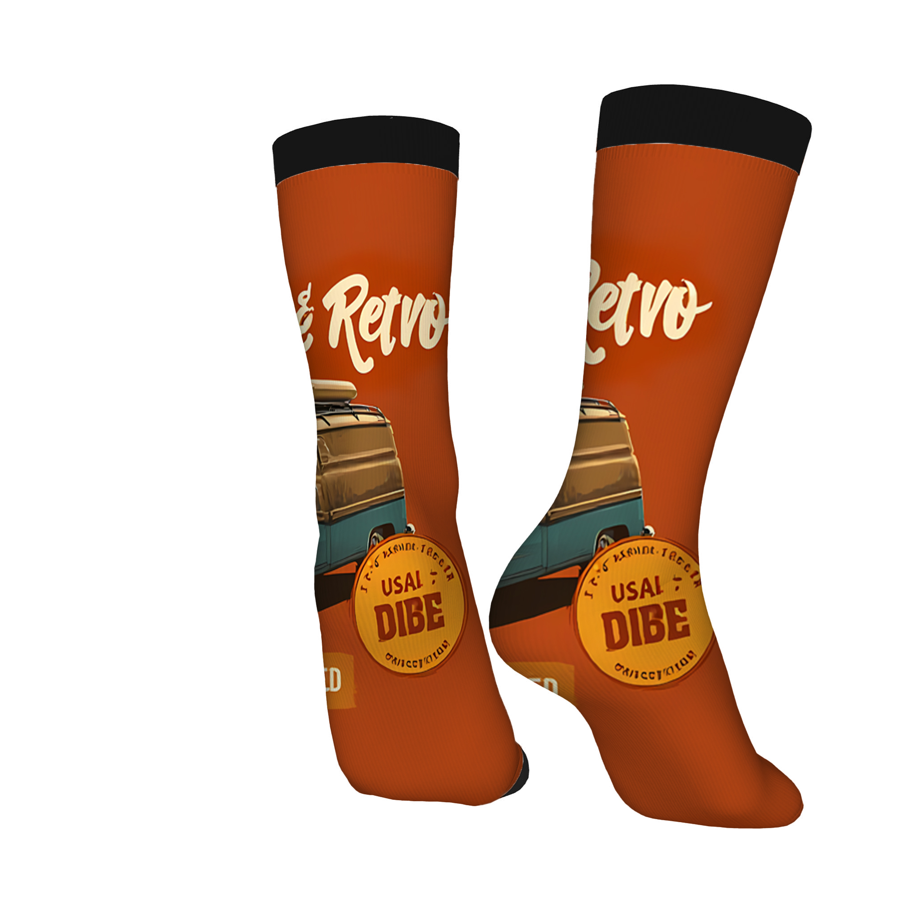 Four Seasons Universal Socks - 2 Pairs of Unisex Trendy Socks with ...