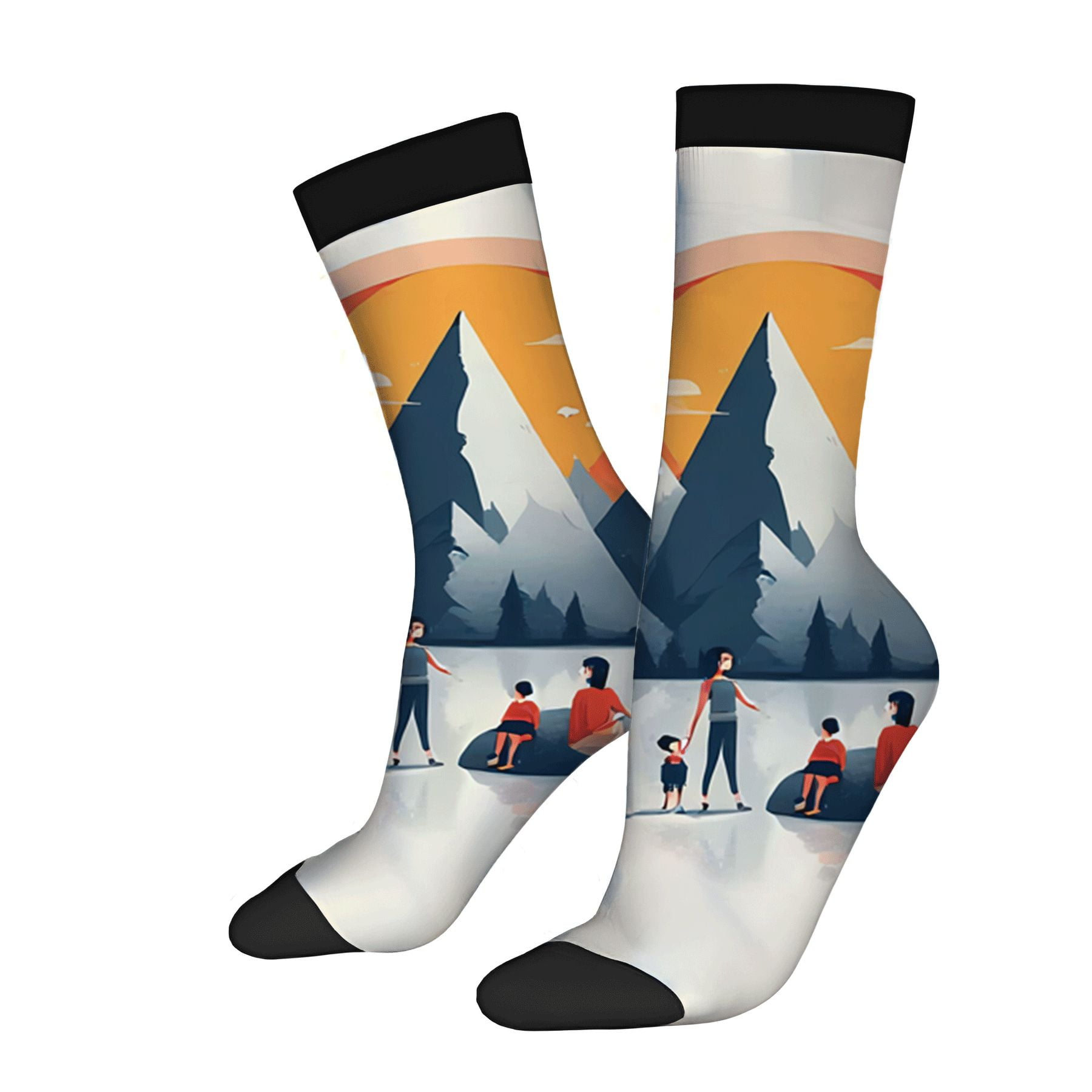 Four Seasons Universal Socks - 2 Pairs of Unisex Trendy Socks with ...