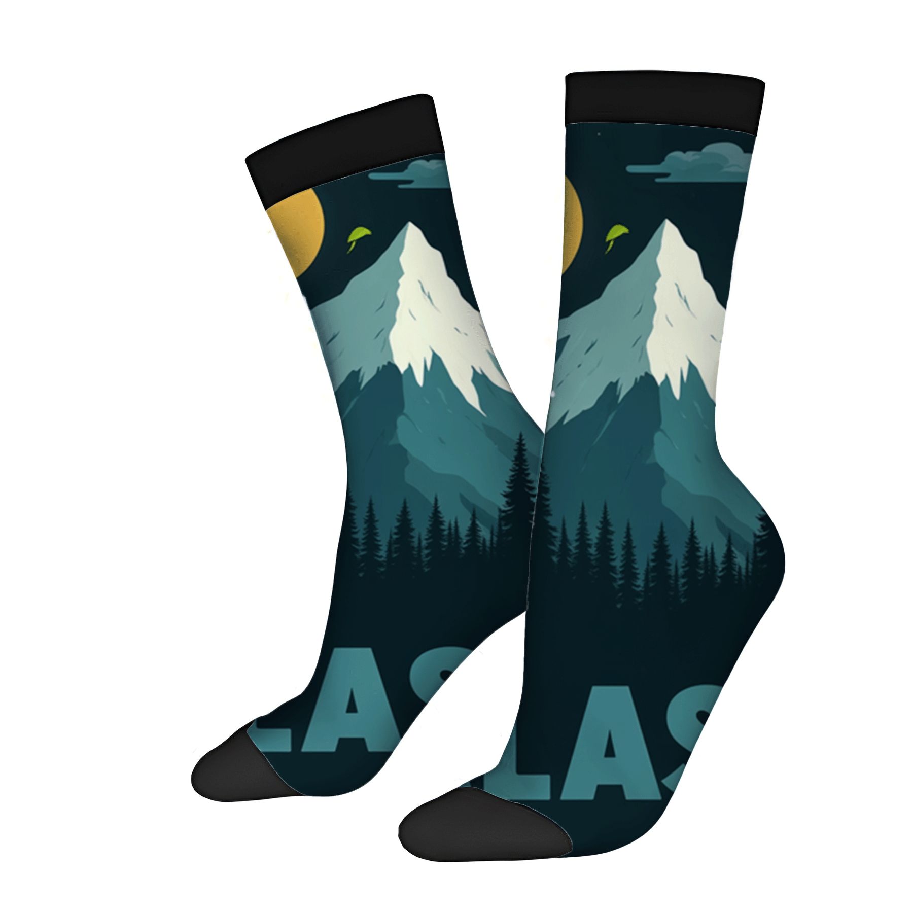 Four Seasons Universal Socks - 2 Pairs of Unisex Trendy Socks with ...