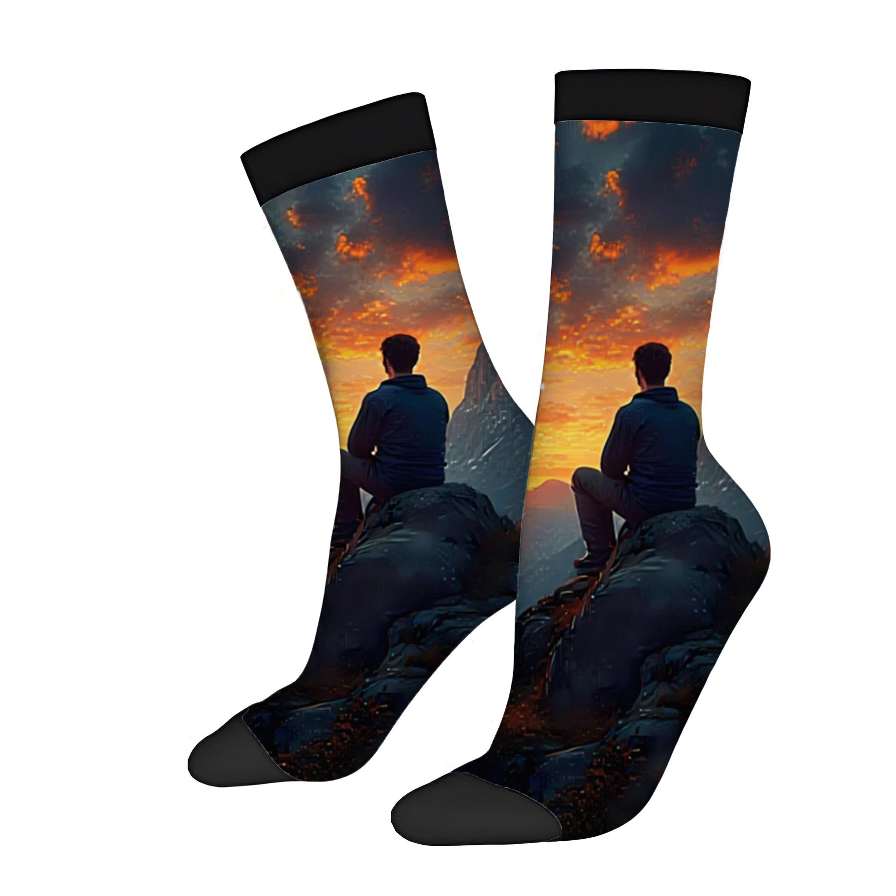 Four Seasons Universal Socks - 2 Pairs of Unisex Trendy Socks with ...