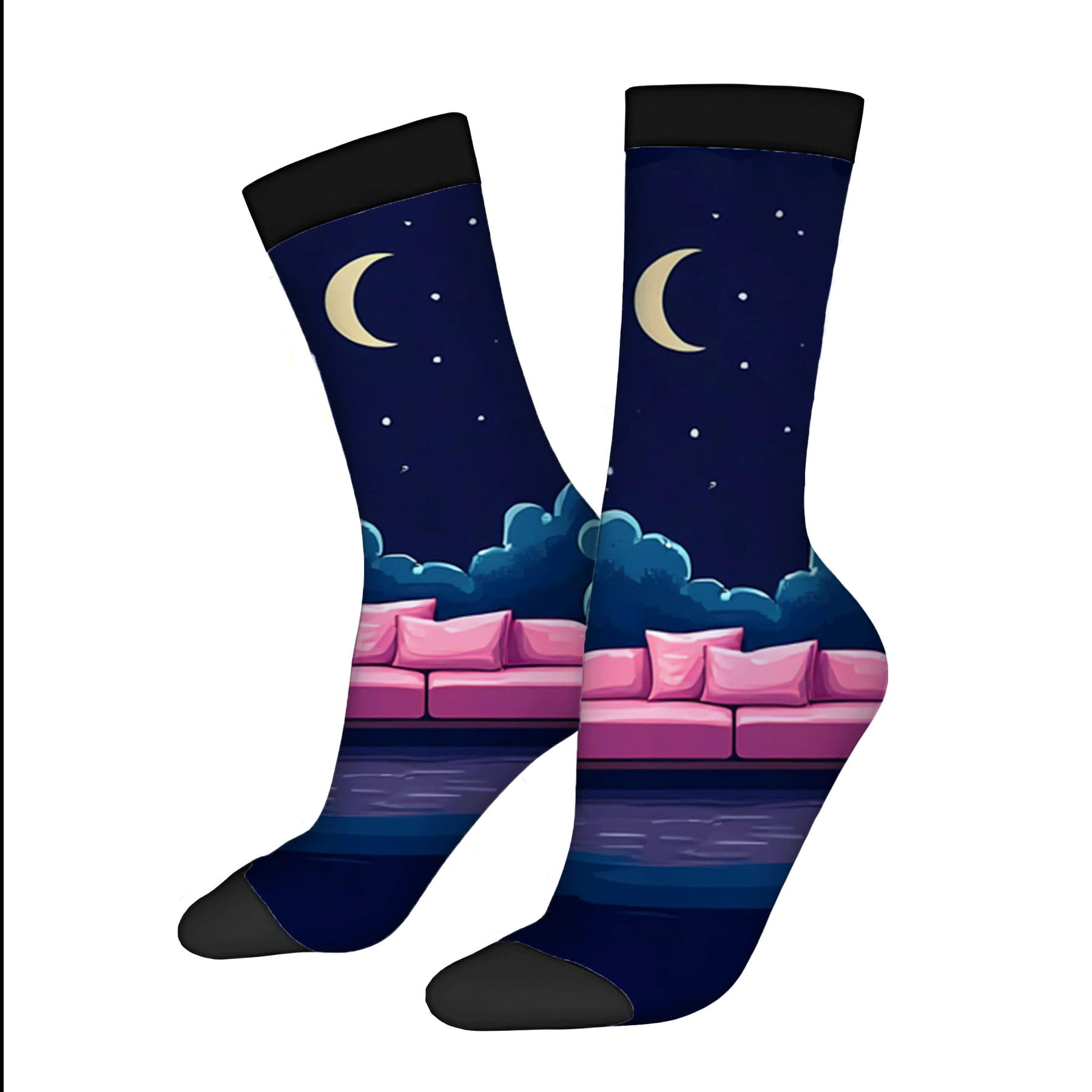 Four Seasons Universal Socks - 2 Pairs of Unisex Trendy Socks with ...