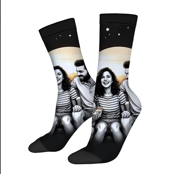 Four Seasons Universal Socks - 2 Pairs of Unisex Trendy Socks with ...