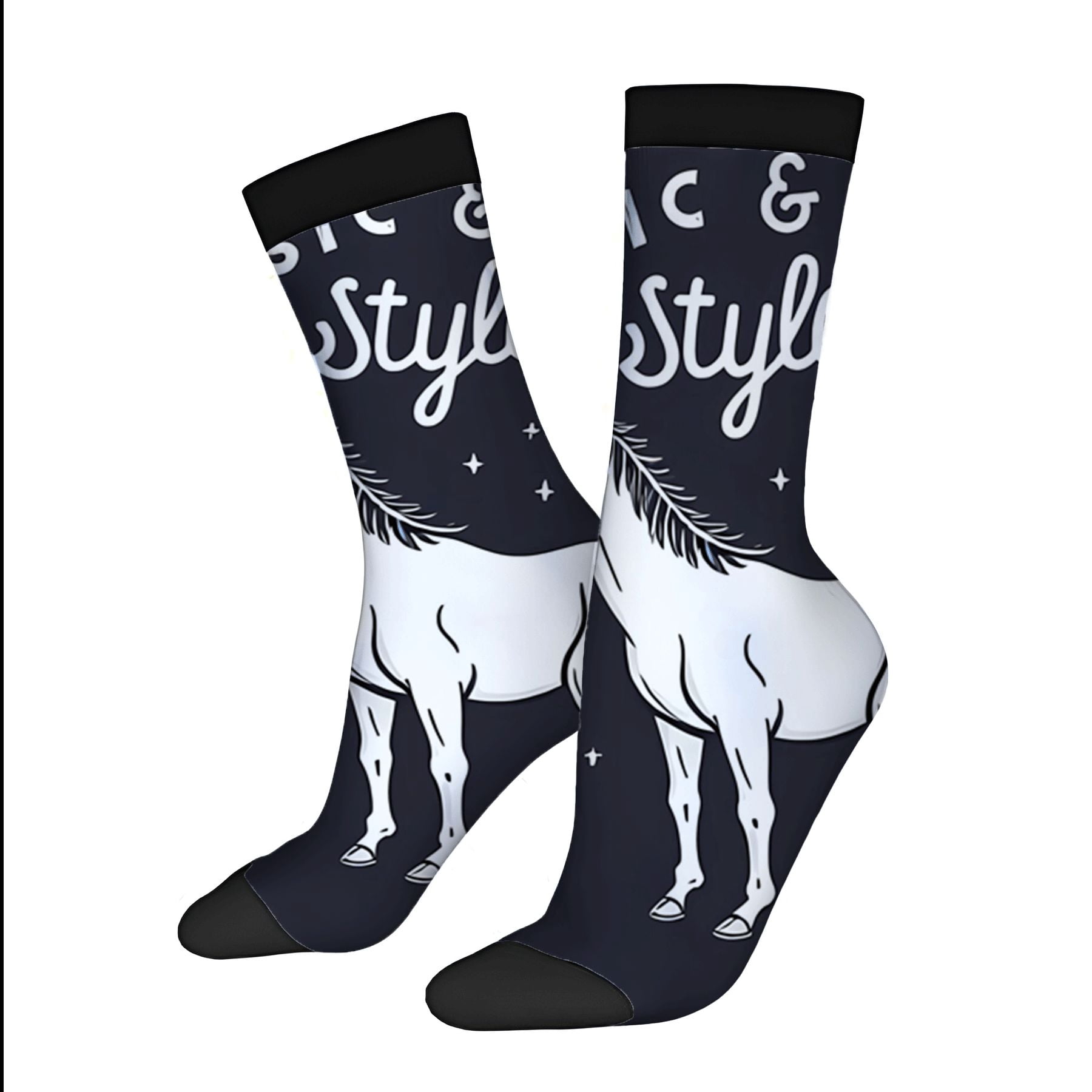 Four Seasons Universal Socks - 2 Pairs of Unisex Trendy Socks with ...